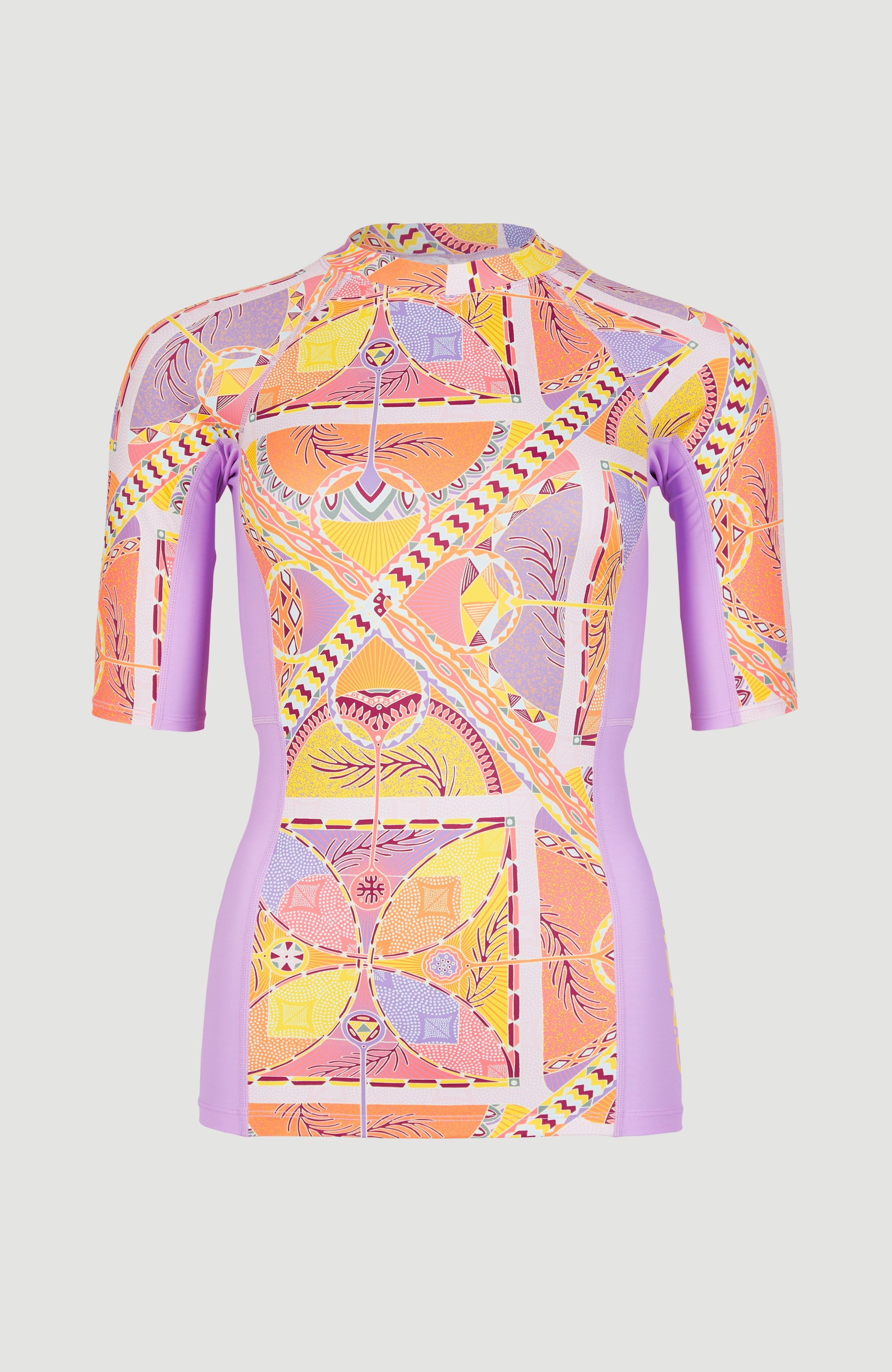 Haut de protection solaire à manches courtes UPF 50+ Anglet | Yellow S ...